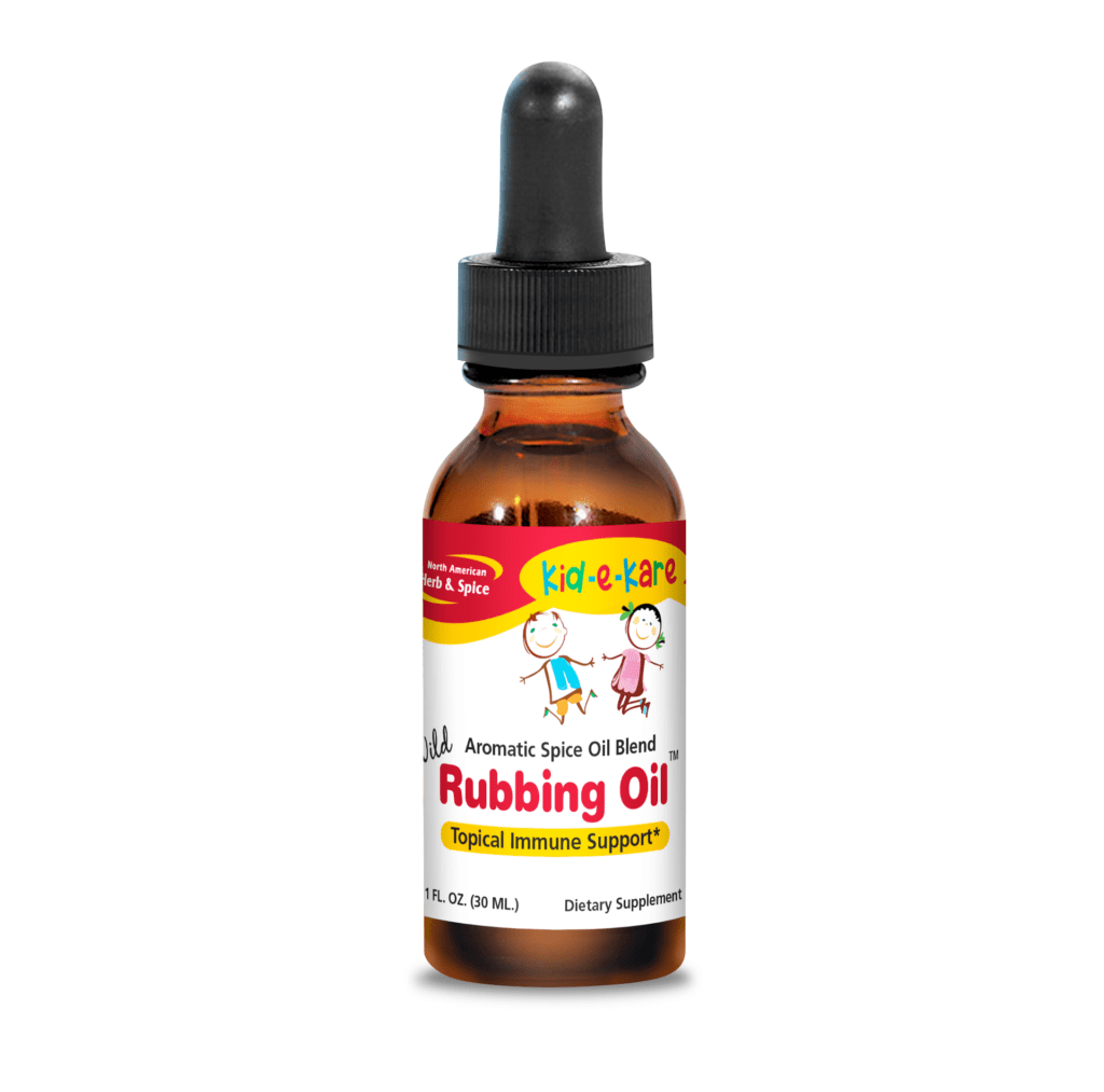 kid-e-kare Rubbing Oil - North American Herb & Spice